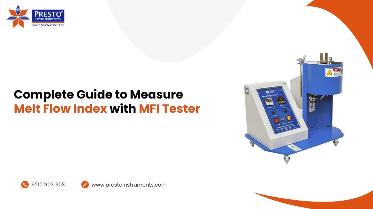 High Precision Melt Flow Index Tester – Presto Instruments