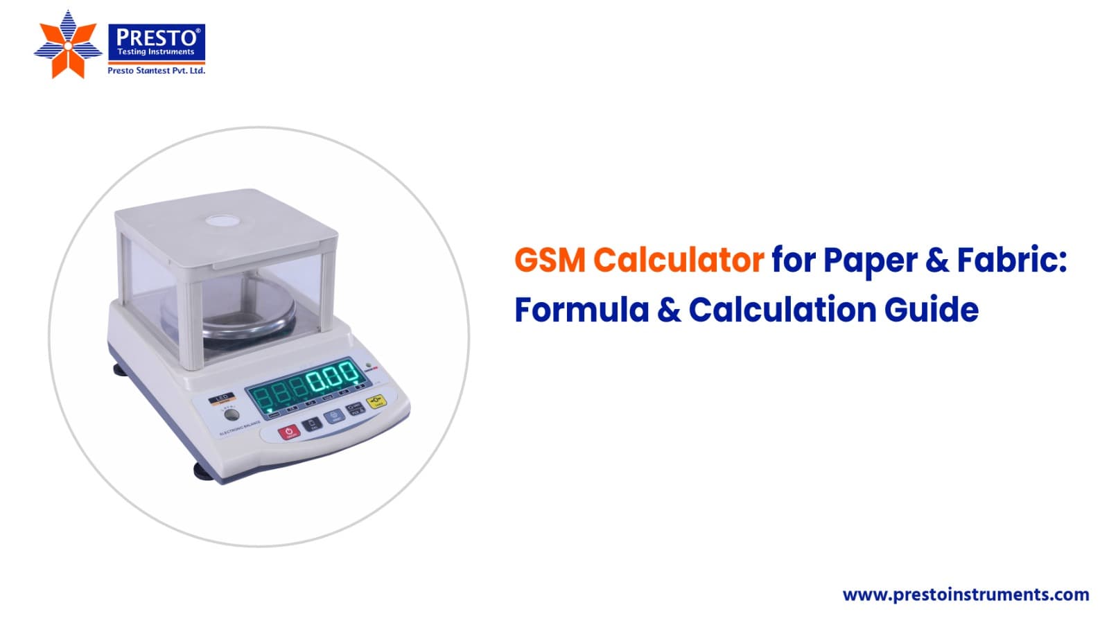 GSM Calculator for Paper & Fabric, Formula & Calculation Guide